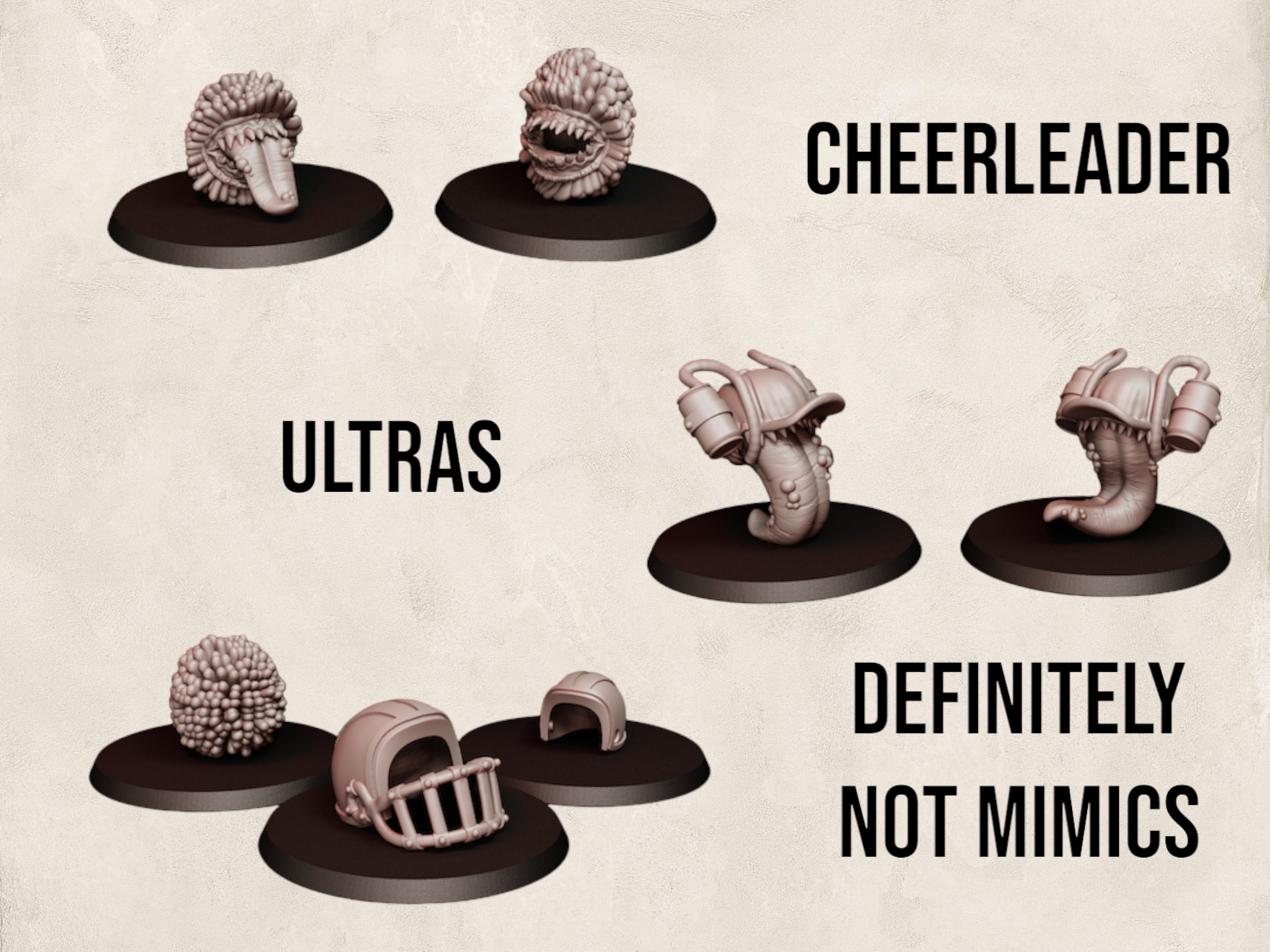 Mimics in Uniform - Bloodbowl, Mimics, Football, Rugby, Nonorthodox ...