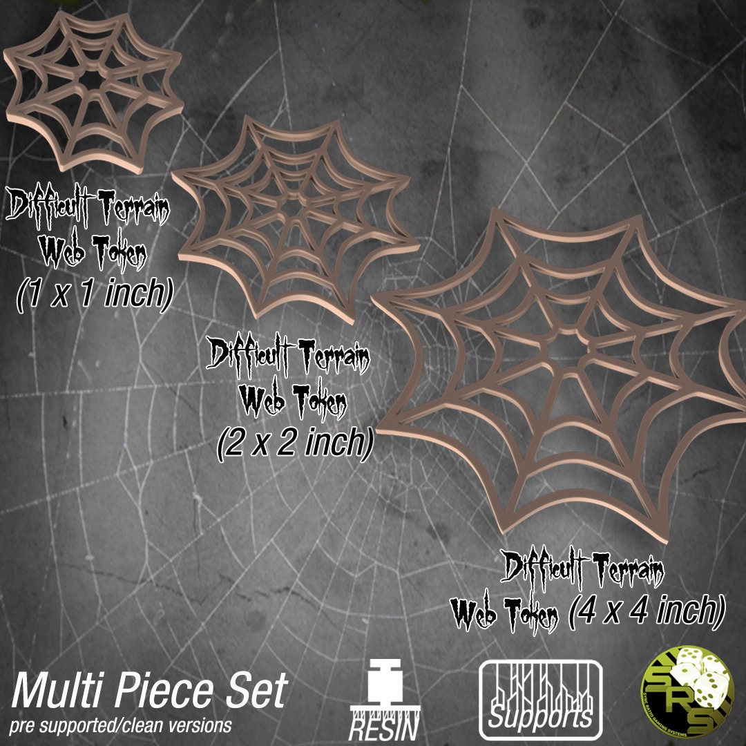 Web of the Spider Queen 3d Prints for Tabletop RPGS - Etsy