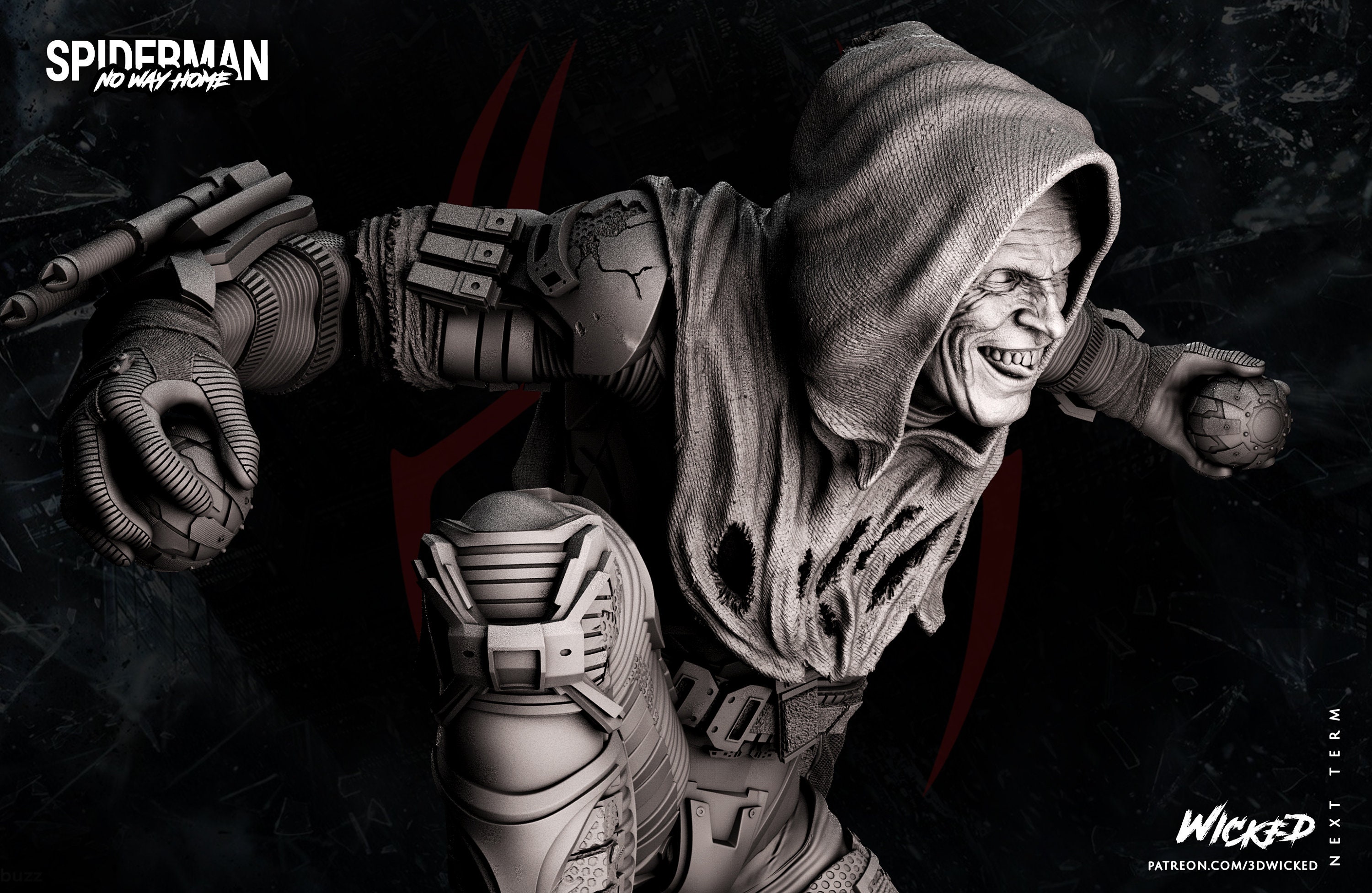 Green Goblin Statue 248.5mm - Resin 3D Print - Etsy