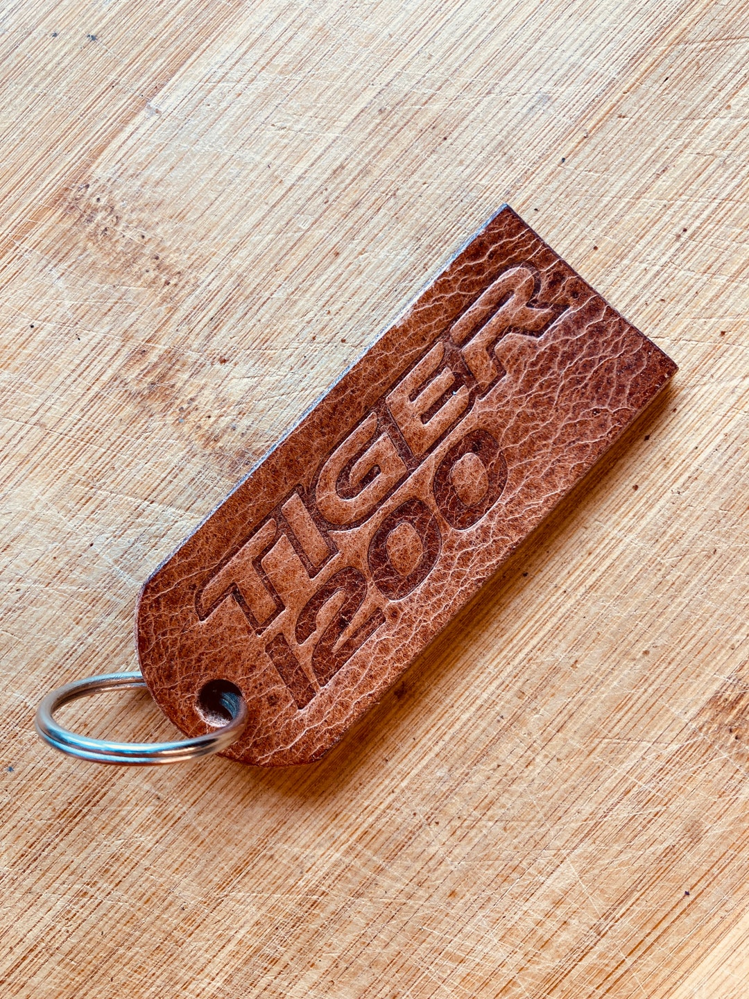 Handmade Leather Key Ring - Triumph Tiger 1200 - Etsy