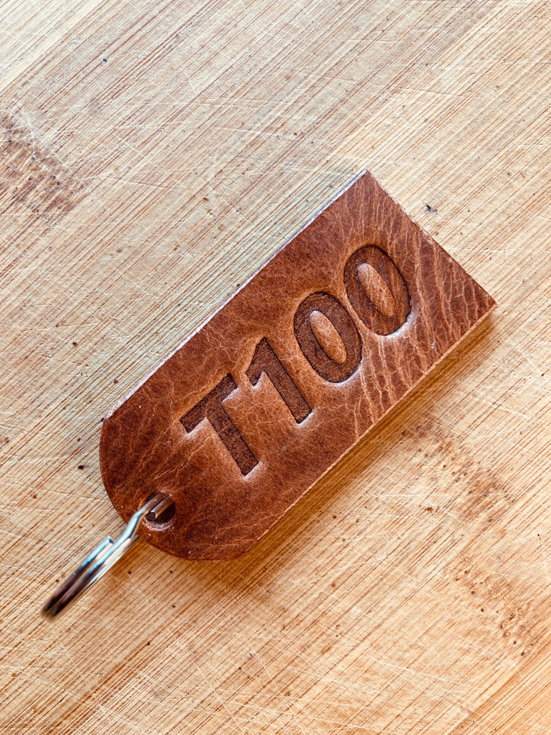 Handmade Leather Key Ring Triumph Motorcycle T100 - Etsy