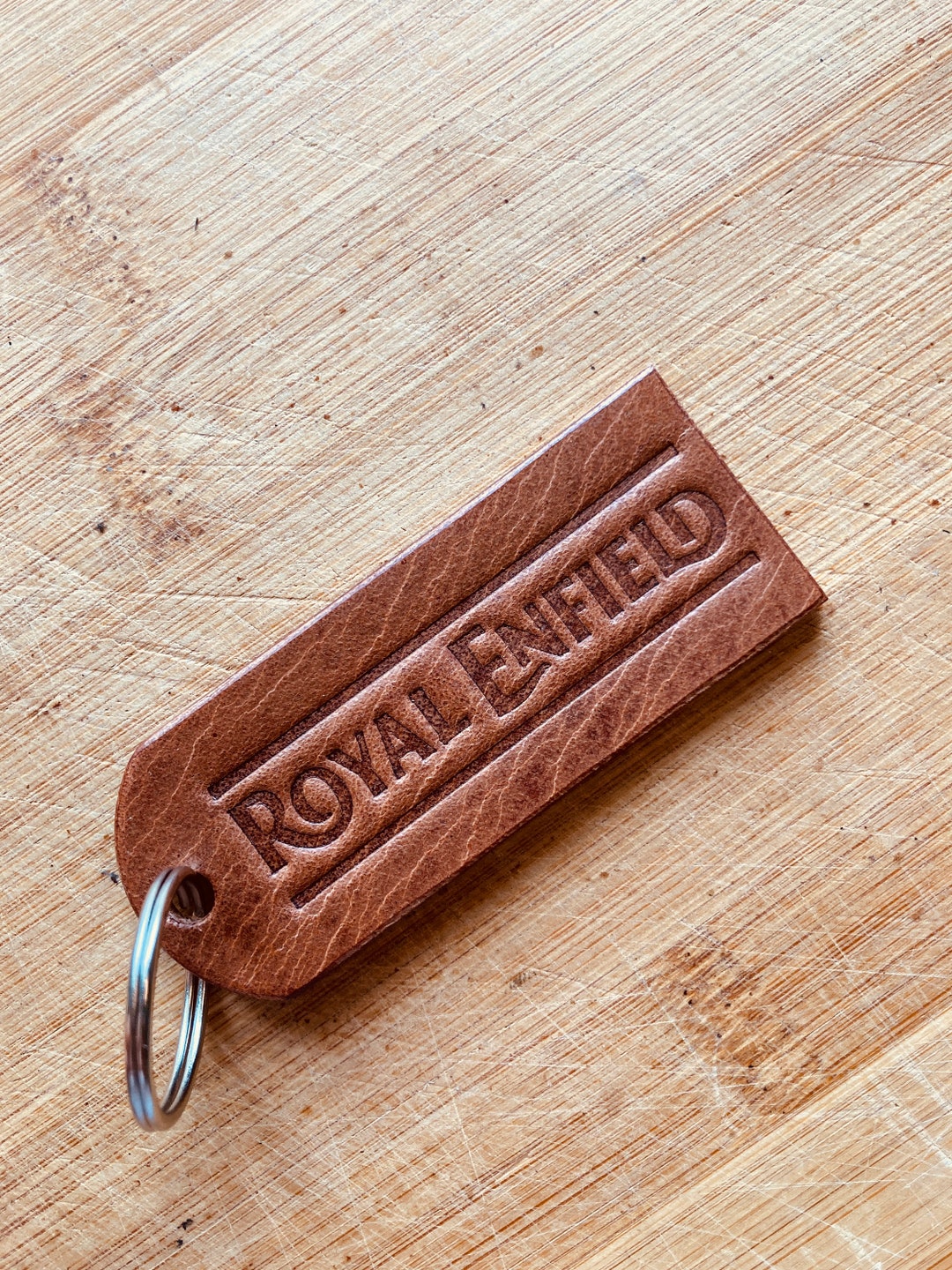 Handmade Leather Key Ring - Royal Enfield OG - Etsy