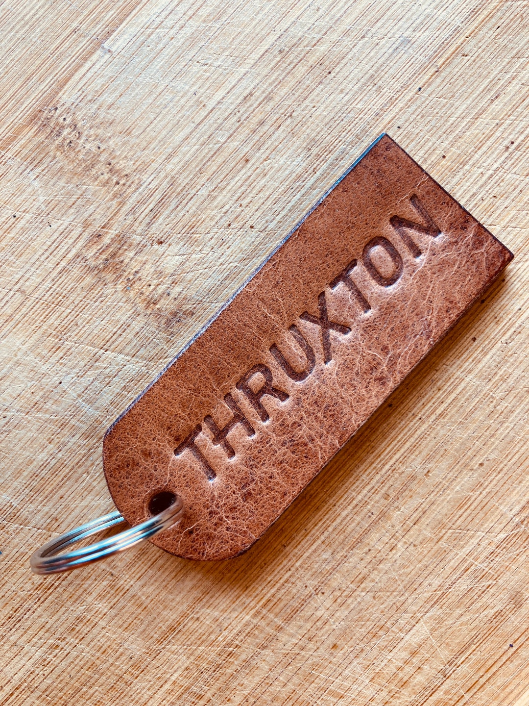 Handmade Leather Key Ring - Triumph Thruxton Cafe Racer - Etsy