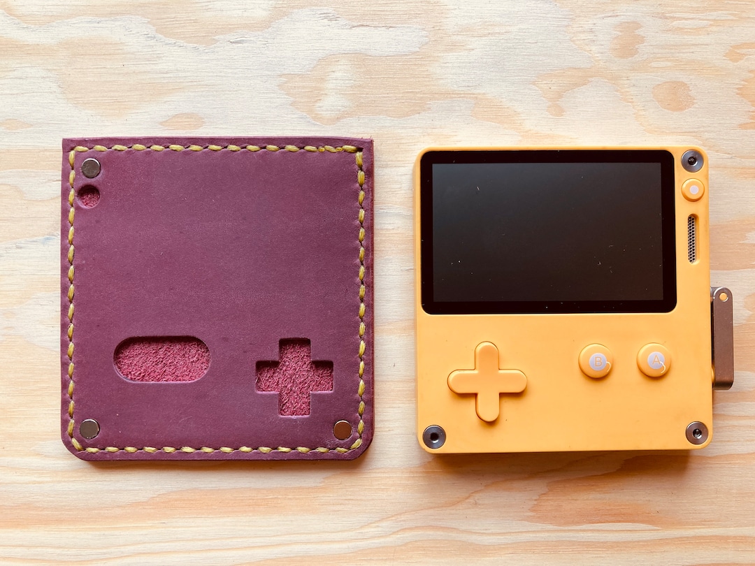 Panic Playdate Handmade Leather Cover (half Case) - Pink - Etsy