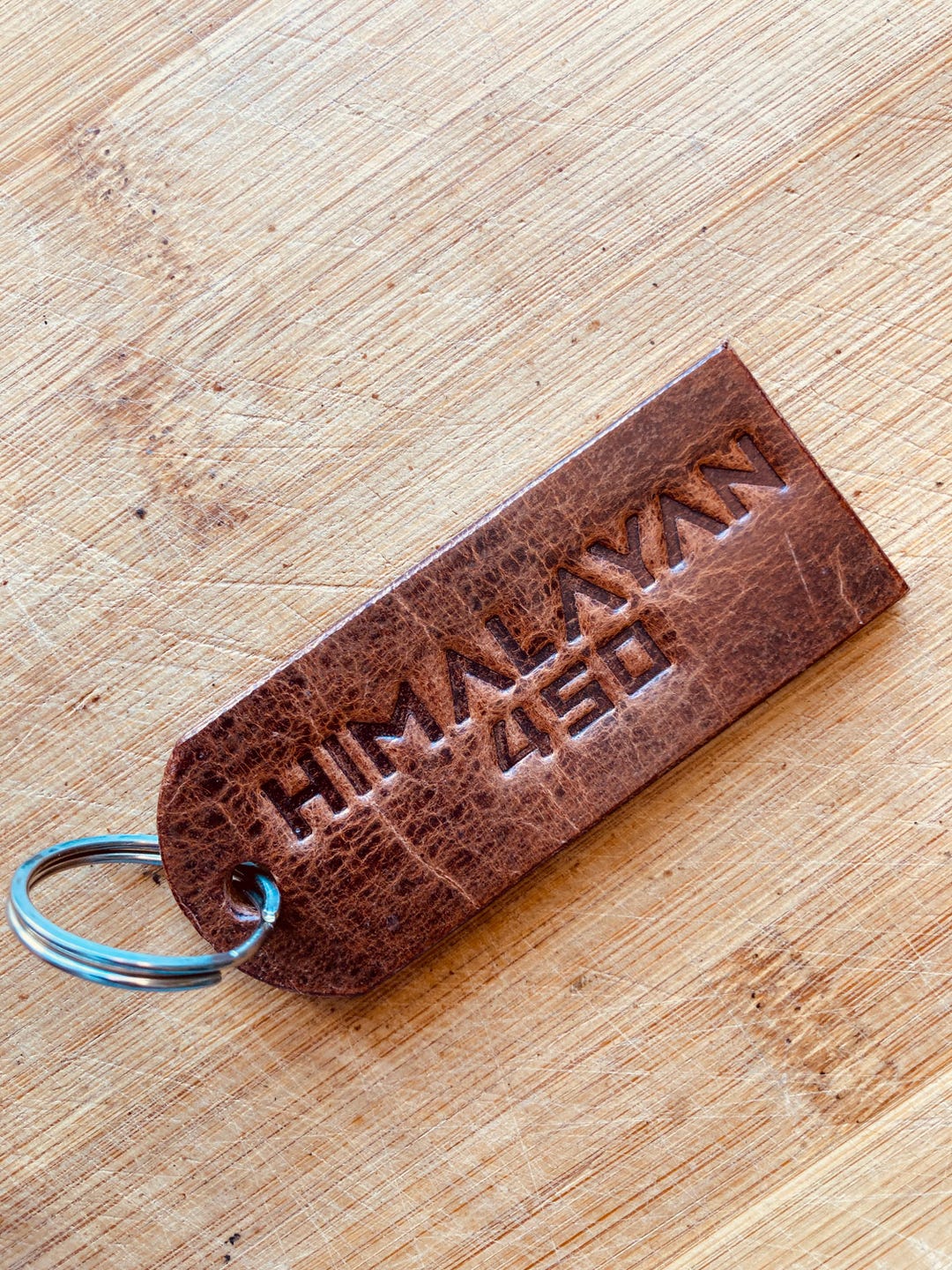 Handmade Leather Key Ring - Royal Enfield Himalayan 450 - Etsy