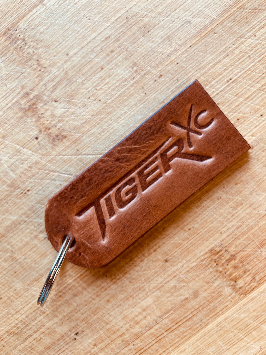 Handmade Leather Key Ring - Triumph Tiger XC - Etsy