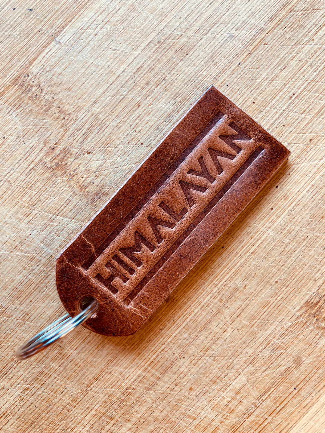 Handmade Leather Key Ring - Royal Enfield Himalayan - Etsy