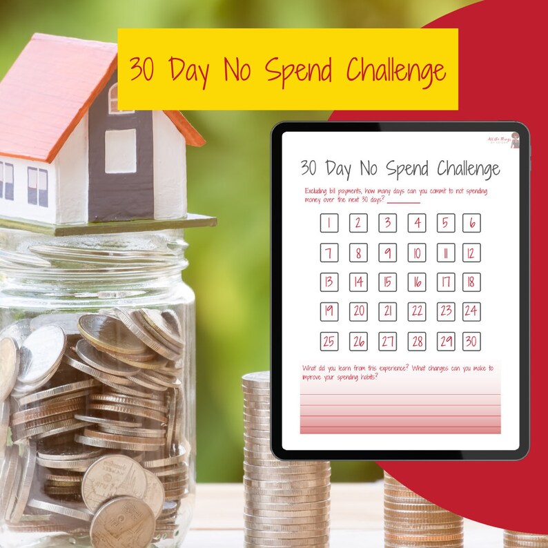 30 Day No Spend Challenge - Etsy