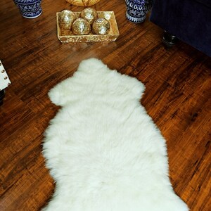Baby Sheepskin Rug Small Sheep Fur Rug 2.5 Ft X 1.5 Ft Eco Friendly ...