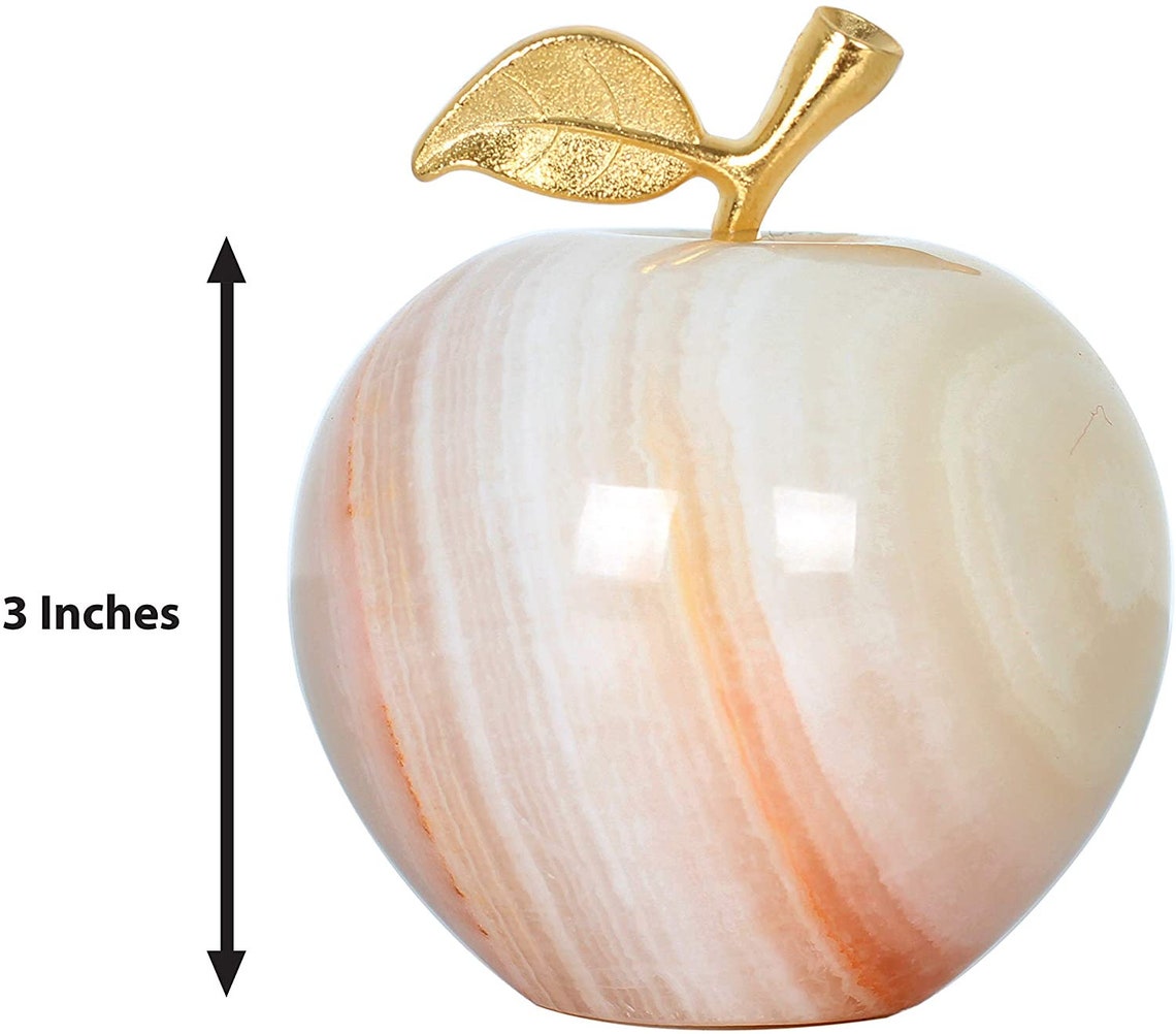 Decoration Piece Handmade Marble Home Decor White Marble Apple - Etsy