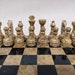 Queen's Gambit Handmade 12 Inch Marble Chess Set Indoor - Etsy