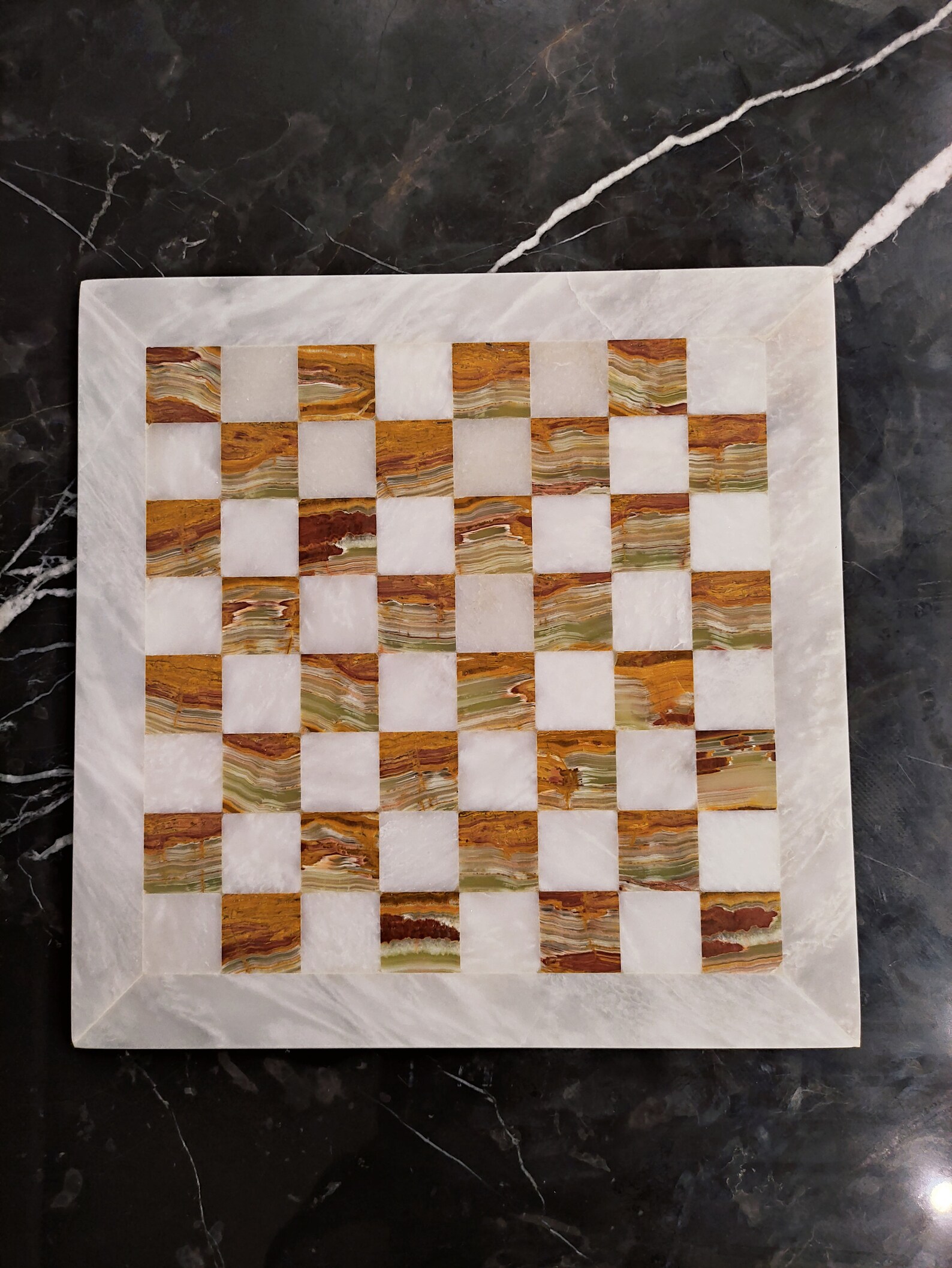 Queen's Gambit Handmade 12 Inch Marble Chess Set Indoor - Etsy