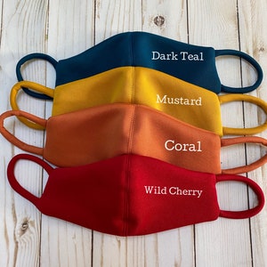 Small Medium and Extra Small ADULT FACE MASK: Thick Neoprene | Etsy