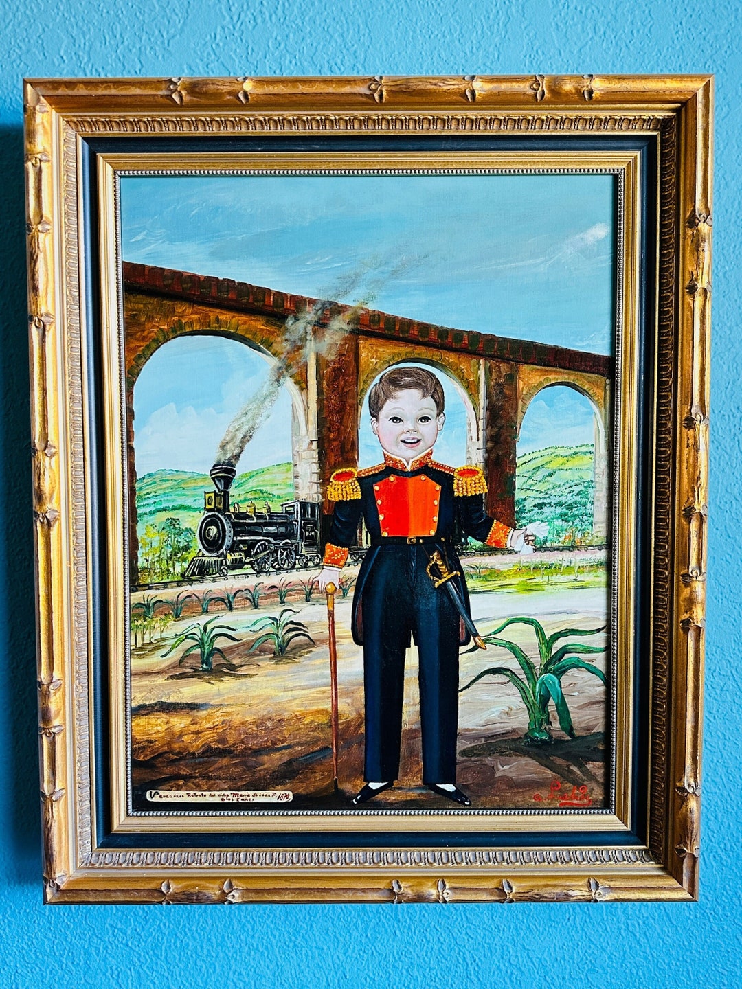 Agapito Labios (mexico, 1896-1998) Original Painting Oil on Canvas ...