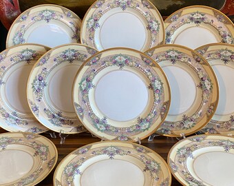 Antique White Dinner Plates - Etsy
