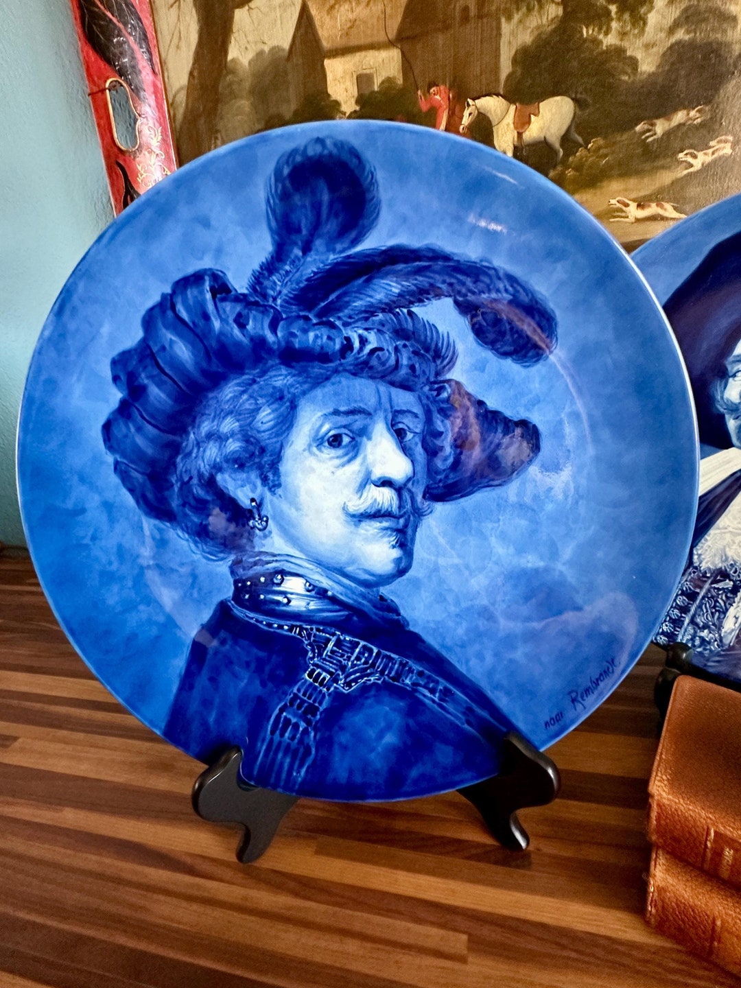 Royal Delft, De Koninklijke Porceleyne Fles, 13 1/4" (34 Cm) Rembrandt ...