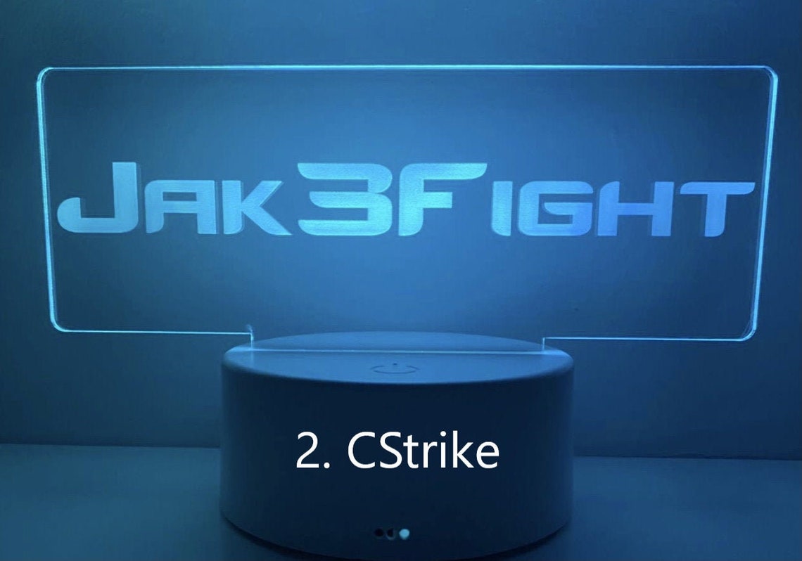 Personalised LED Gaming Name Tag Remote Control Night Light | Etsy