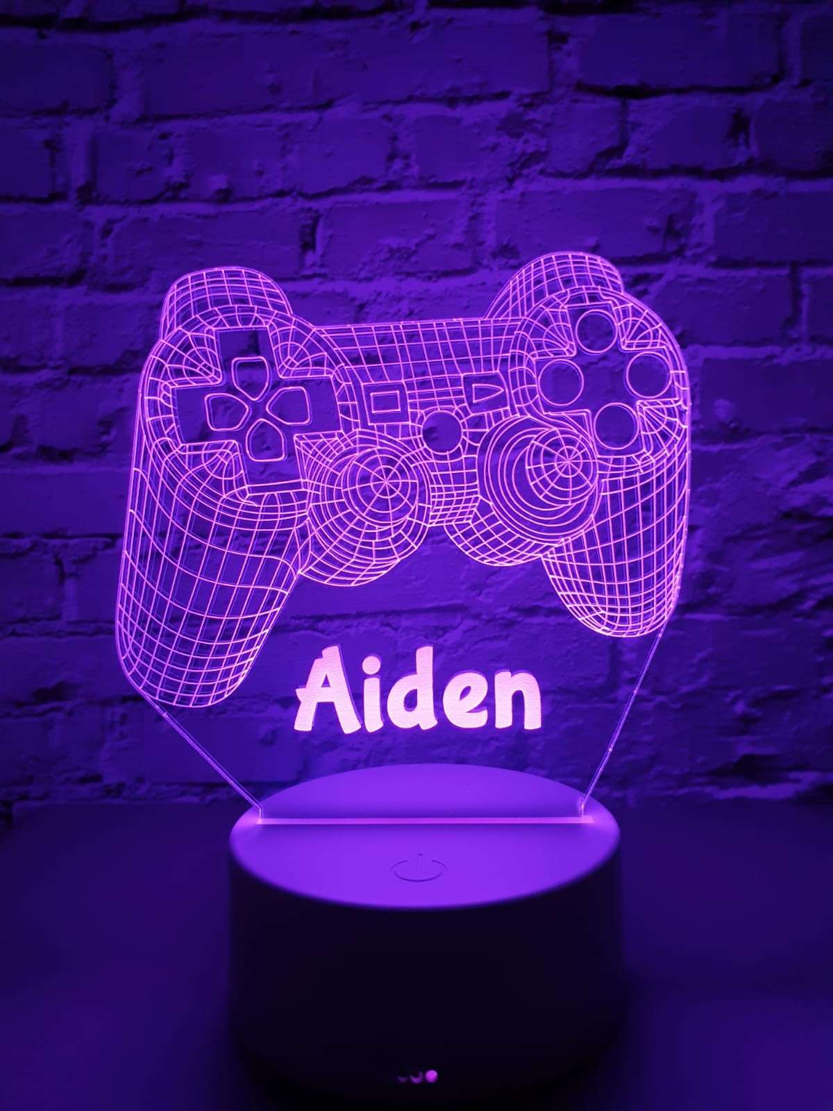 Personalised Led Playstation Controller Gaming Light Lamp - Etsy