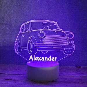 Personalised Mini LED Sign / LED Light Remote Controlled Lamp Mini One ...