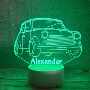 Personalised Mini LED Sign / LED Light Remote Controlled Lamp Mini One ...