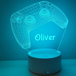 Personalised RGB Led Playstation 5 PS5 Controller Gaming Light | Etsy