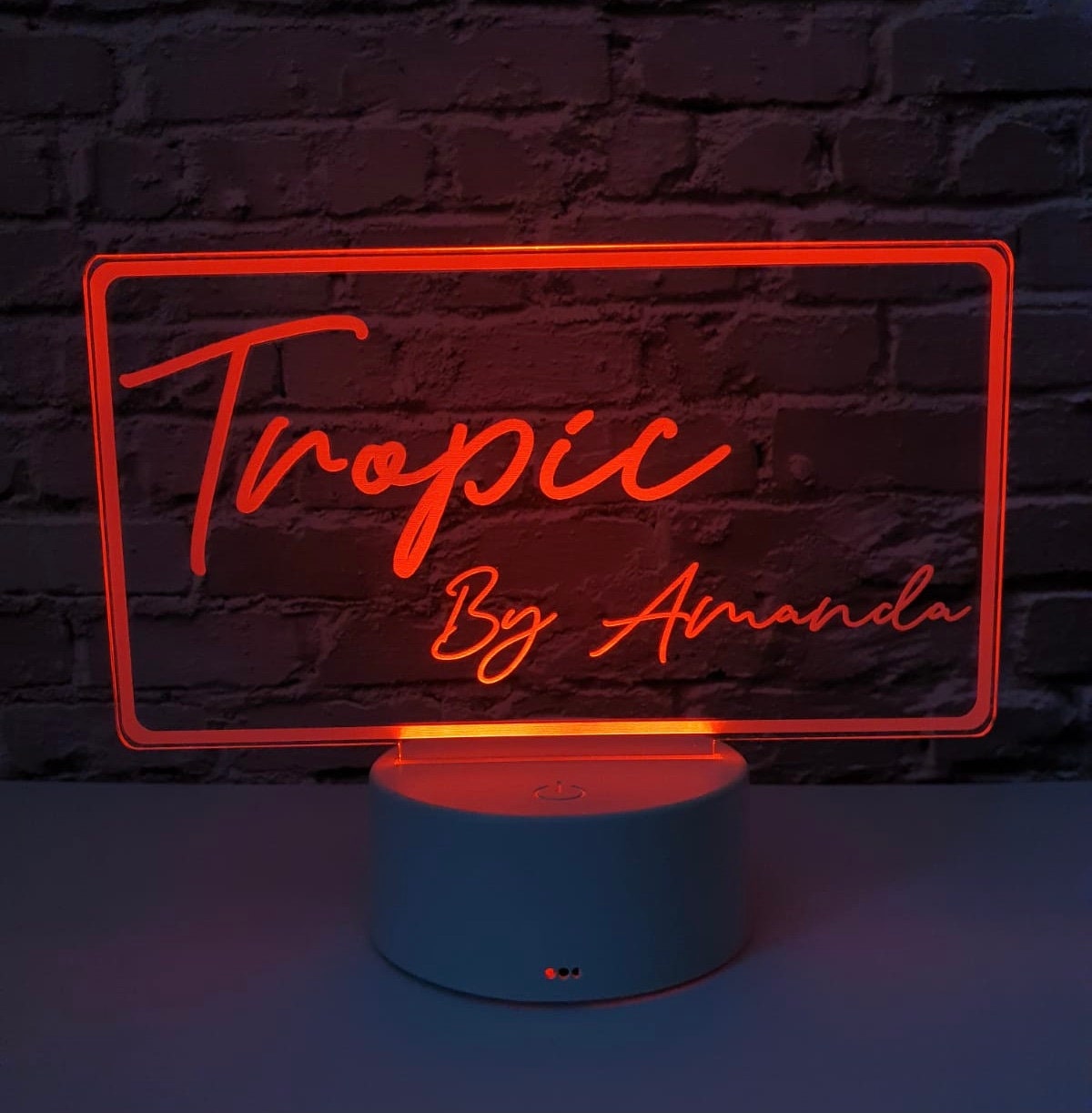 LED Personalised Company Sign Business Display Sign | Etsy