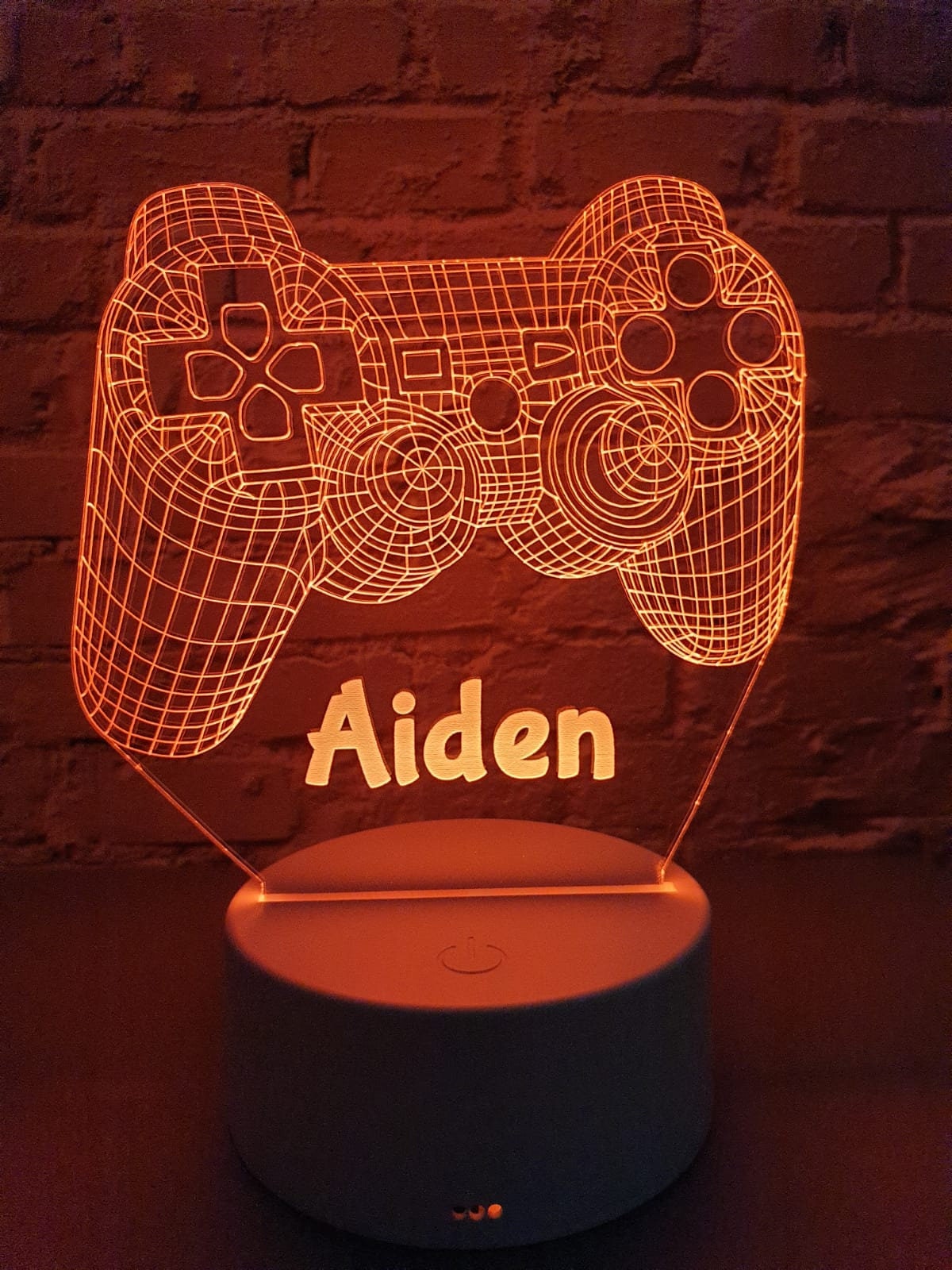 Personalised Led Playstation Controller Gaming Light Lamp - Etsy