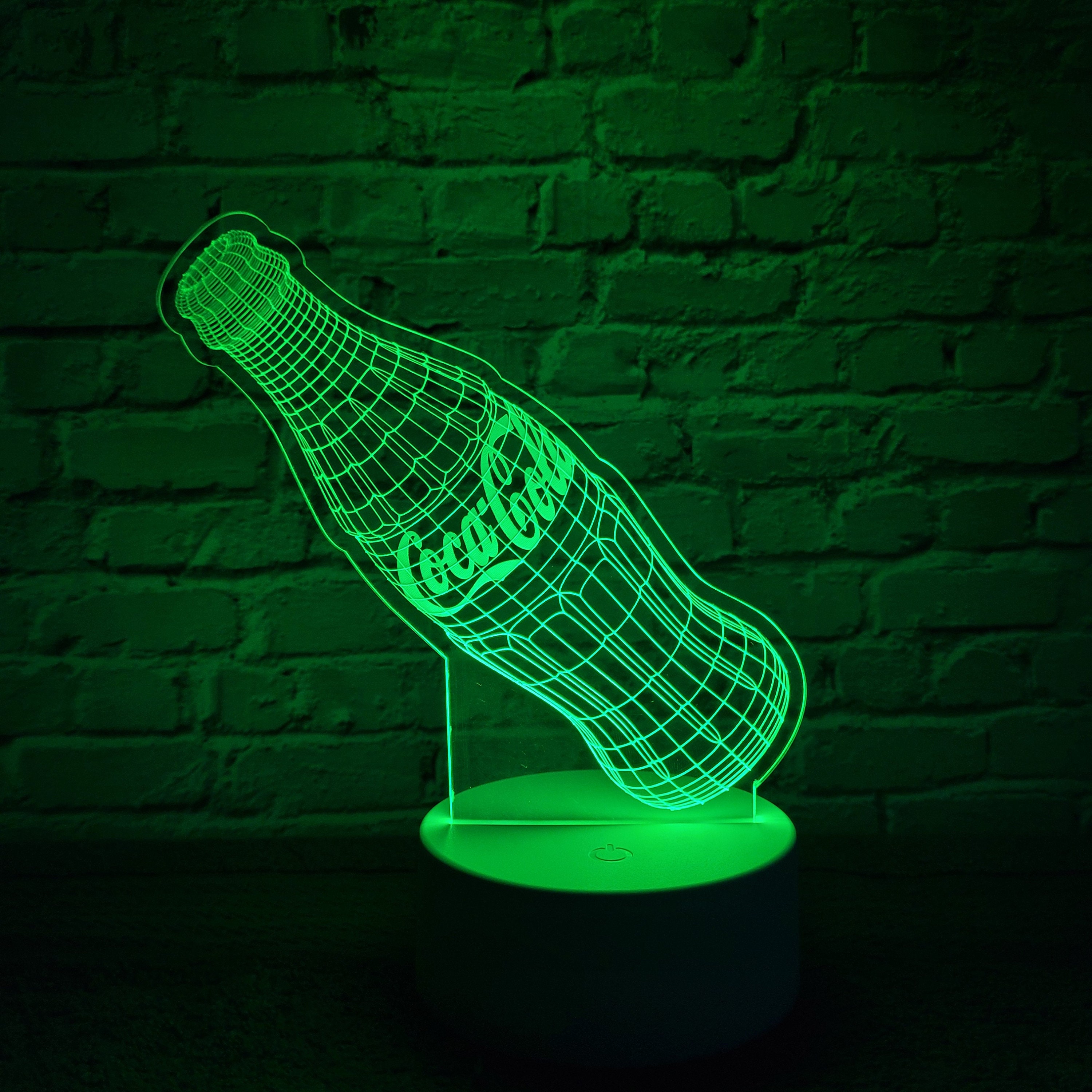 Personalised LED Cocacola Coke Cola Bottle Remote Control - Etsy UK