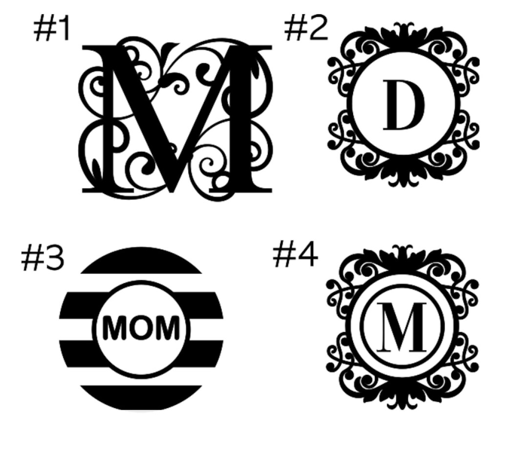 Vinyl Decal With Your Word or Monogram or Message! - Etsy