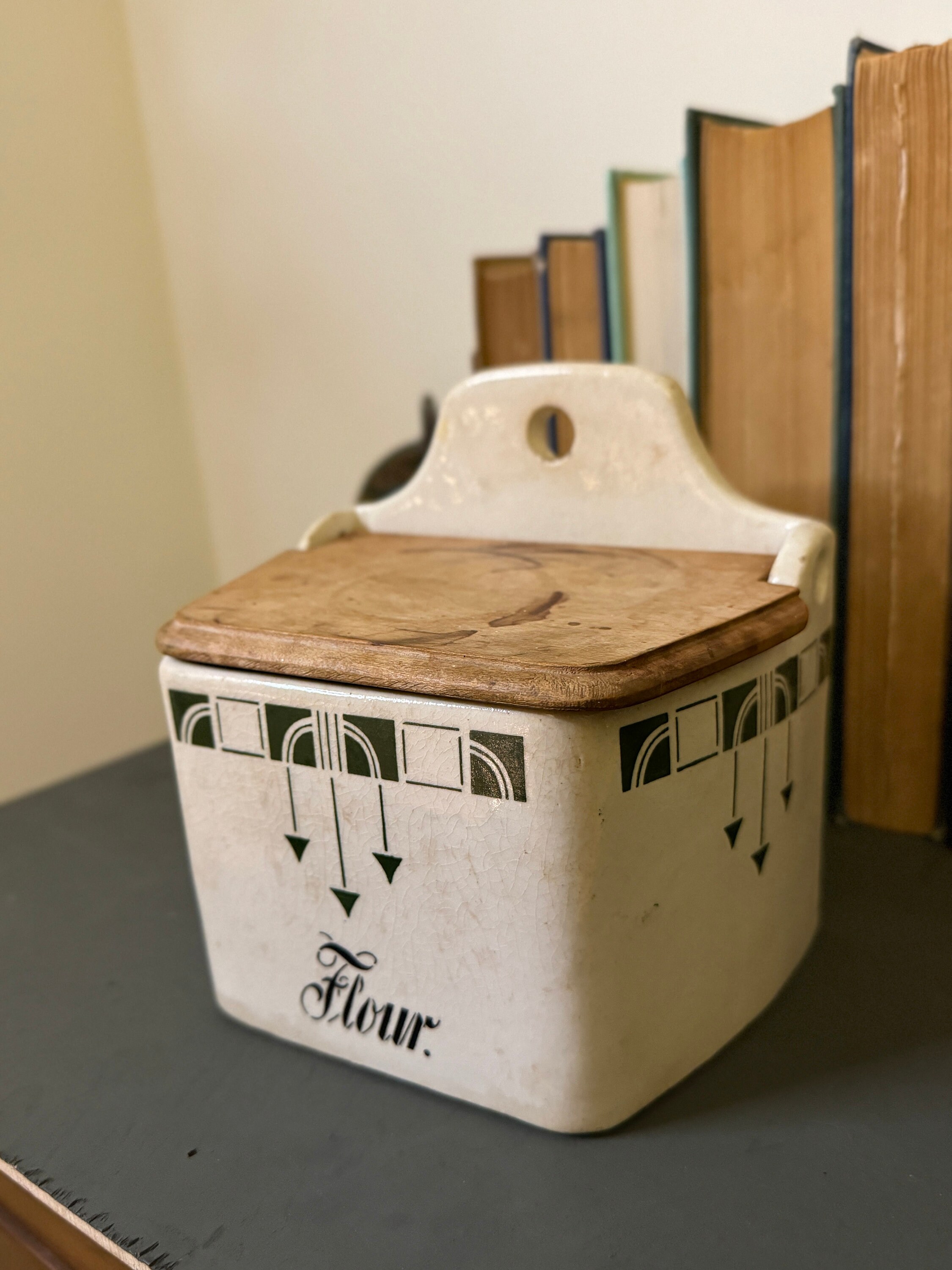Antique German Flour Box - Etsy