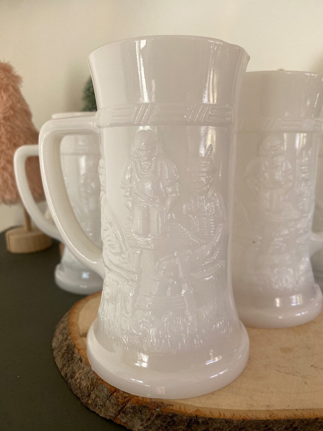 Four Hot Cocoa Mugs - Etsy