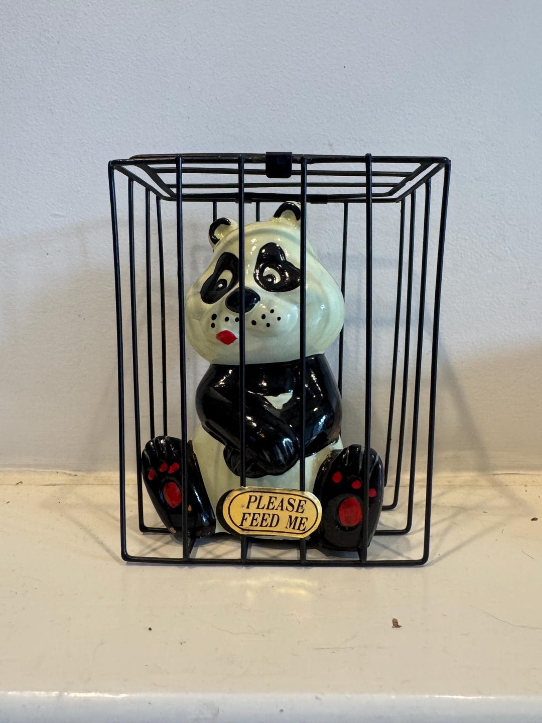 Panda Piggy Bank - Vintage - Etsy
