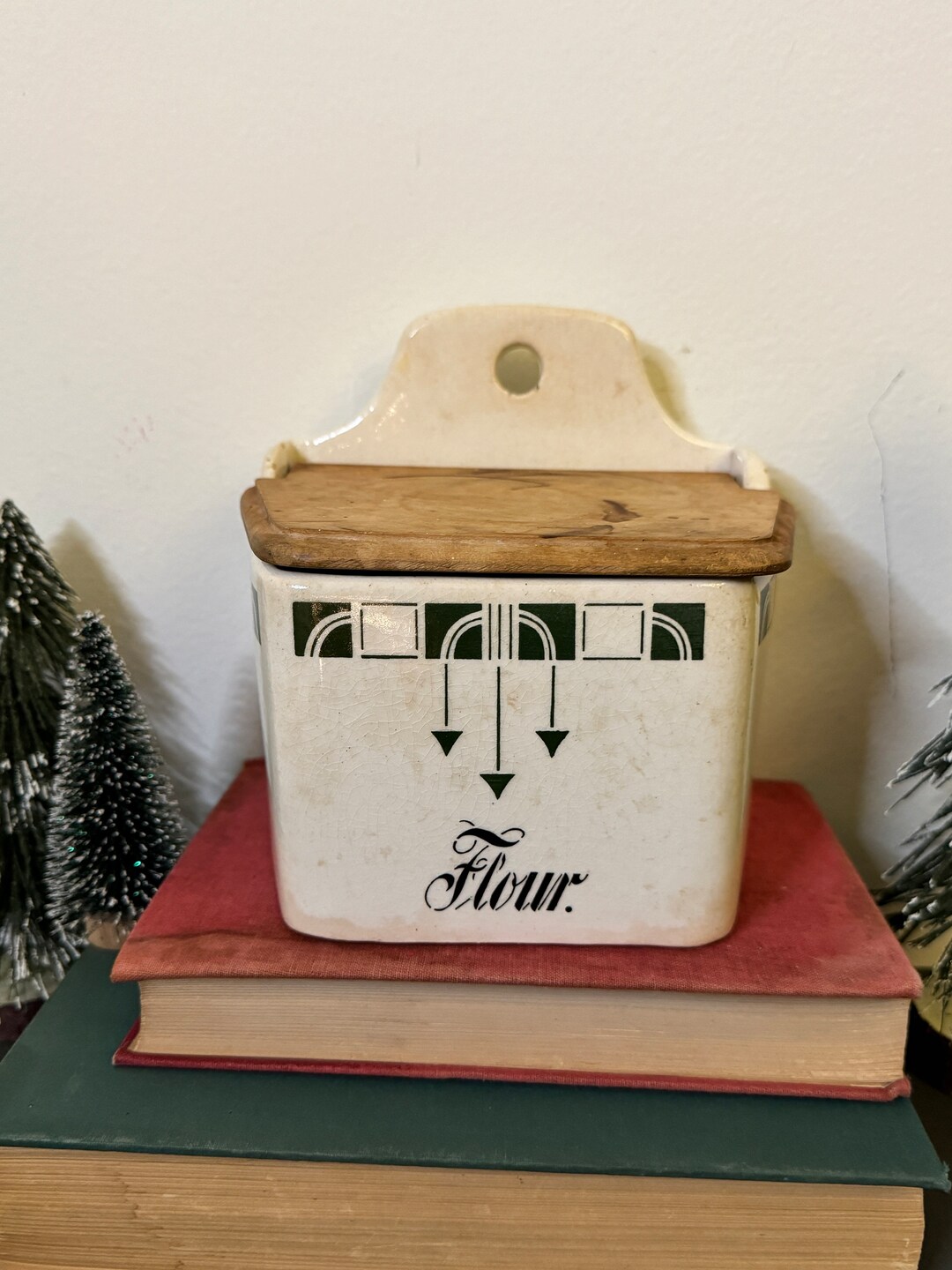 Antique German Flour Box - Etsy