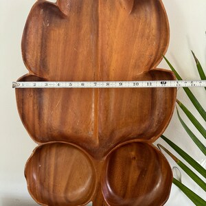 Midcentury Monkey Pod Serving Tray - Etsy