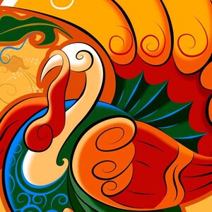5D DIY My Diamond Art (colorful Thanksgiving Turkey) Diamond Painting ...
