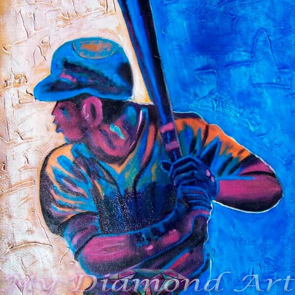 Baseball Diamond Painting - Etsy
