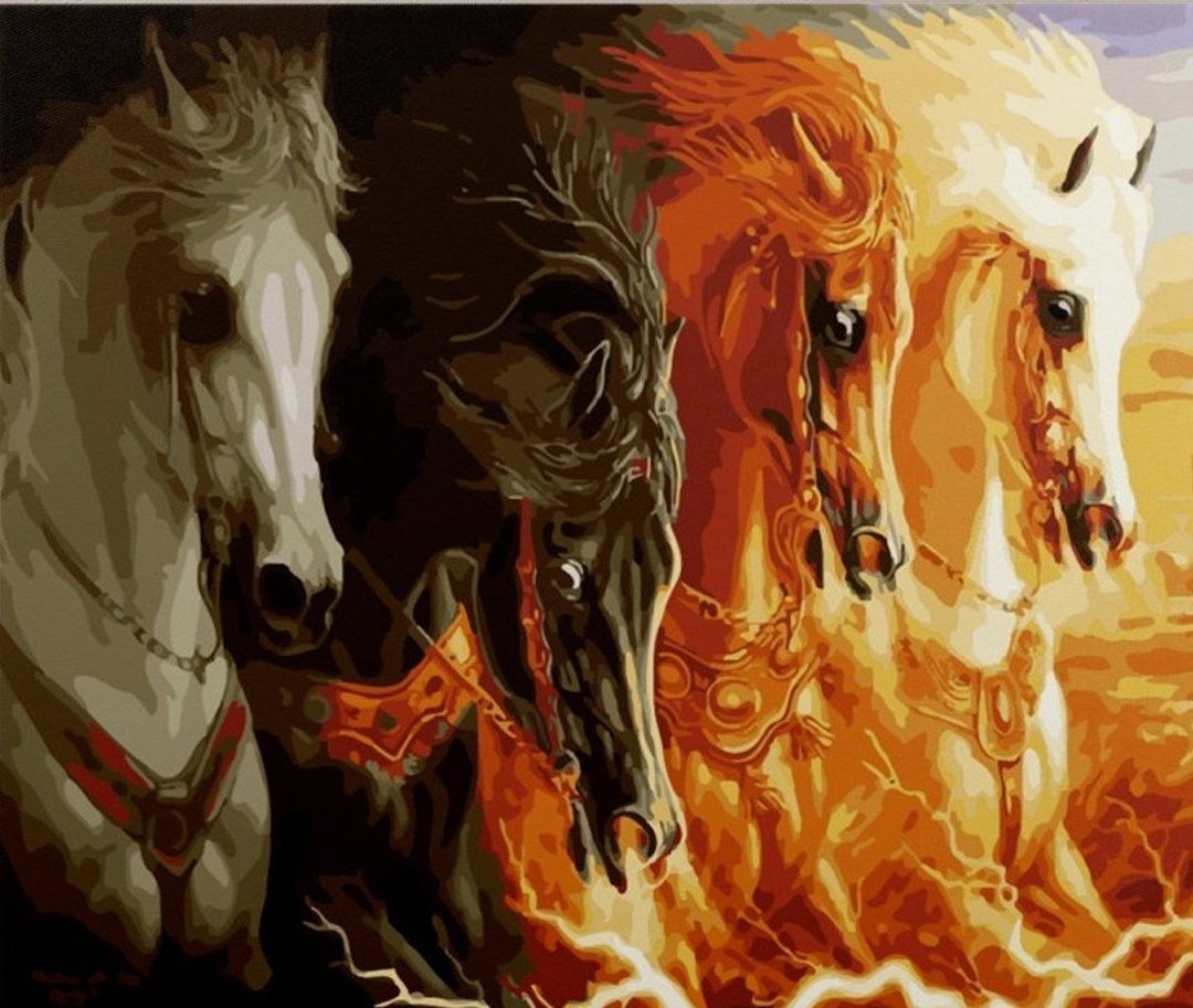 5D DIY My Diamond Art (wild Horses) Diamond Painting Kit (NEW) - Etsy