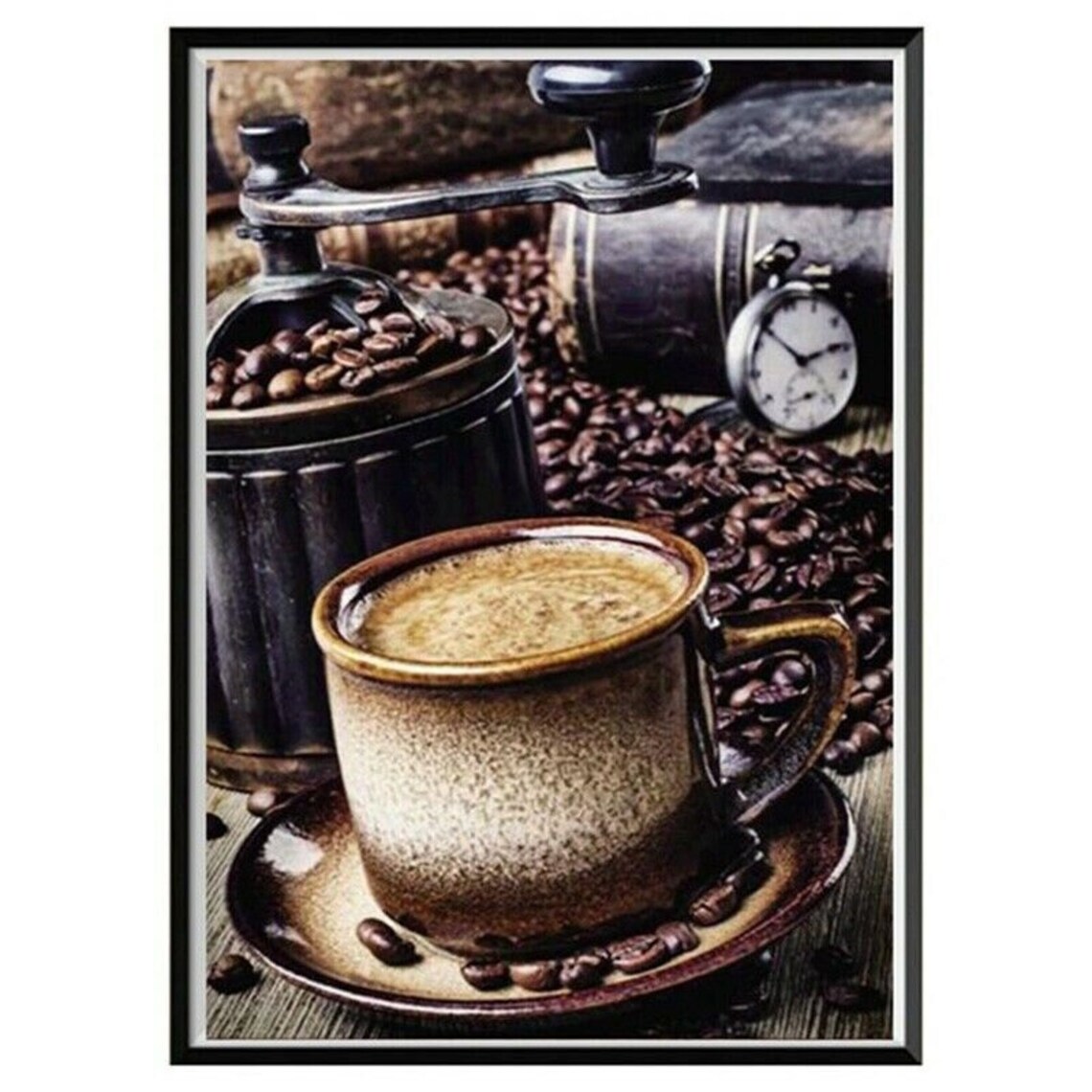 5D DIY My Diamond Art coffee Beans Diamond Painting Kit | Etsy