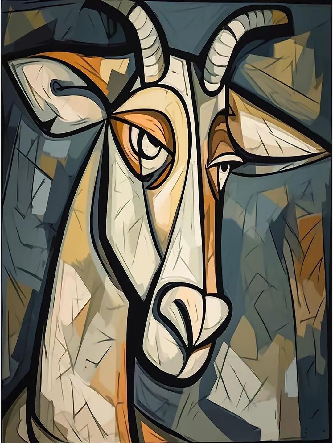 5D DIY My Diamond Art abstract Goat Diamond Painting Kit NEW - Etsy Canada