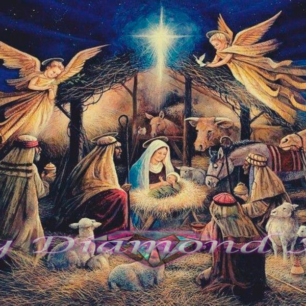 Nativity Diamond Painting - Etsy