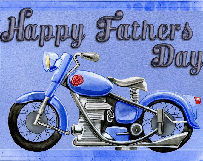 5D DIY My Diamond Art (father's Day Motorcycle) Diamond Painting Kit ...