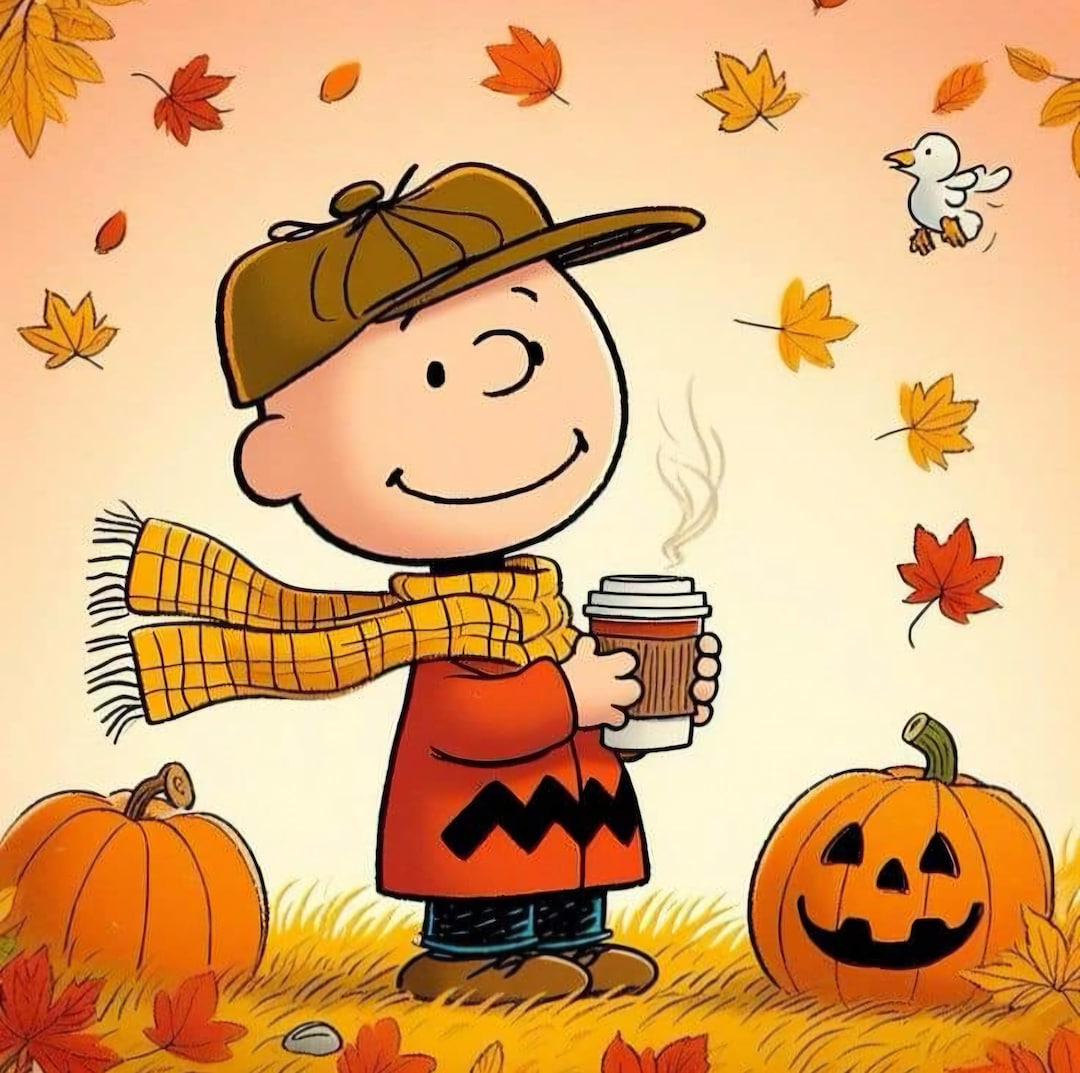 5D DIY My Diamond Art (charlie Brown Autumn Fall) Diamond Painting Kit ...