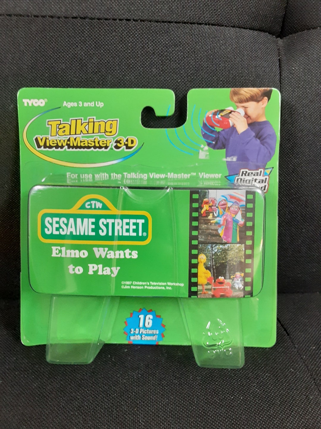 Vintage Tyco Sesame Street Talking Viewmaster 3D Cartridge New in ...