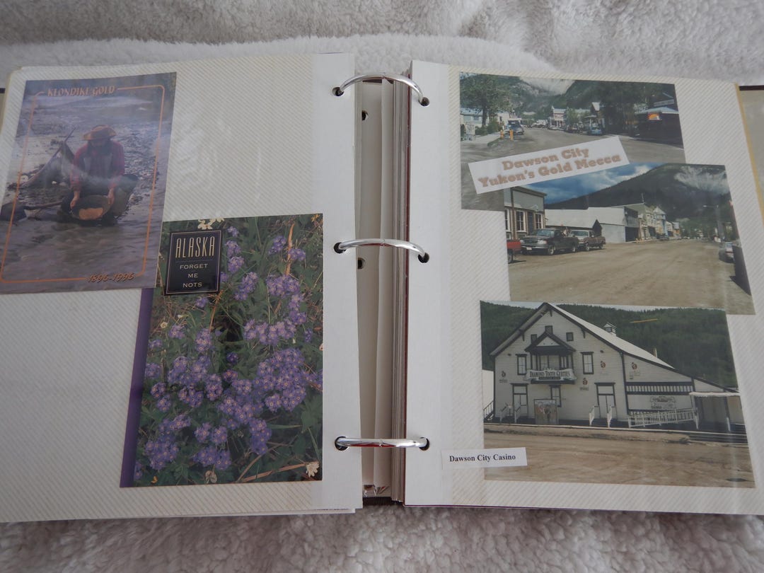 Vintage Photo Album Full of 90s Alaska Canada Cruise Ephemera Photos ...