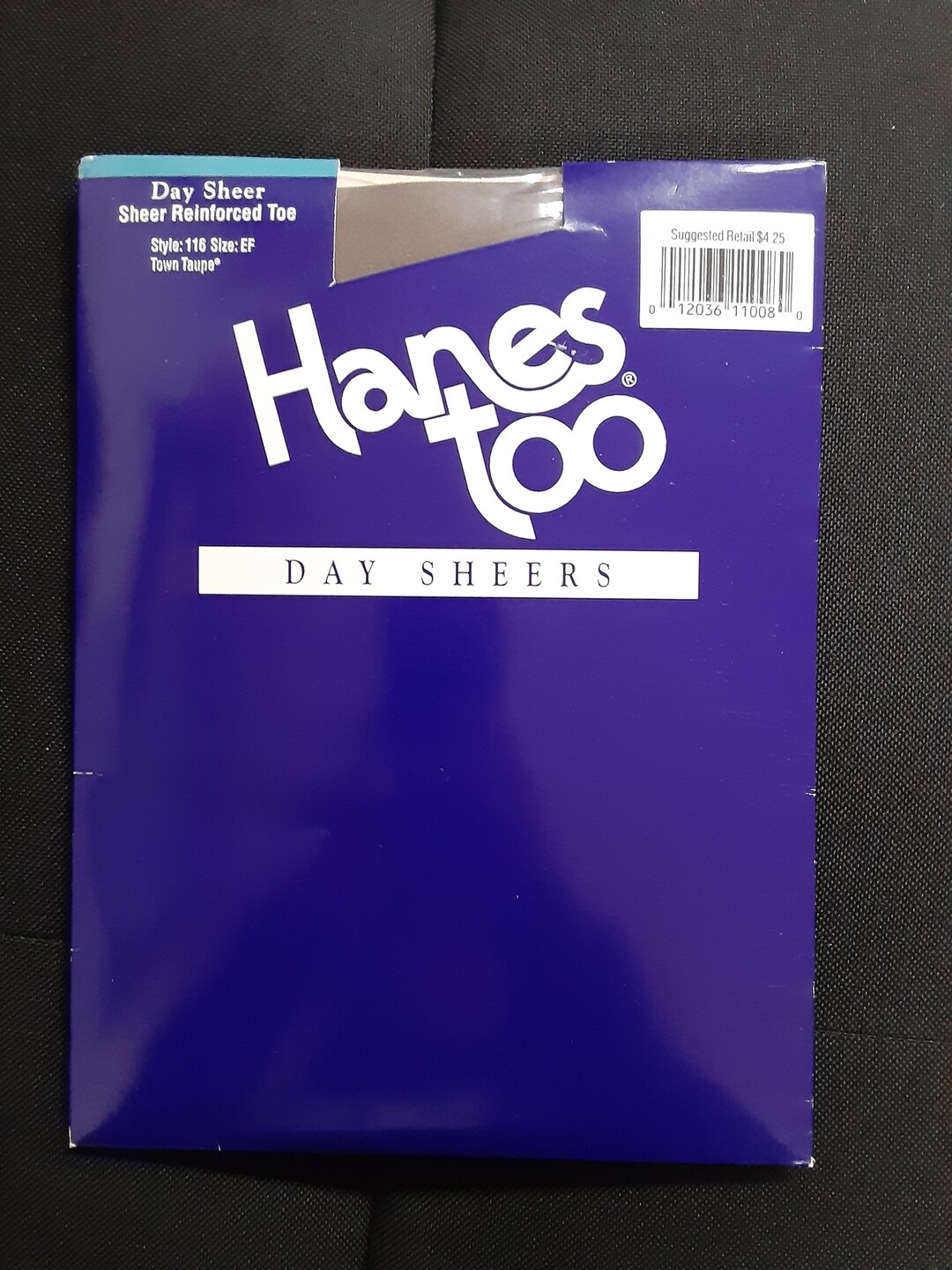 Vintage Hanes Too Day Sheer Town Taupe Size EF Pantyhose Hosiery 100% ...