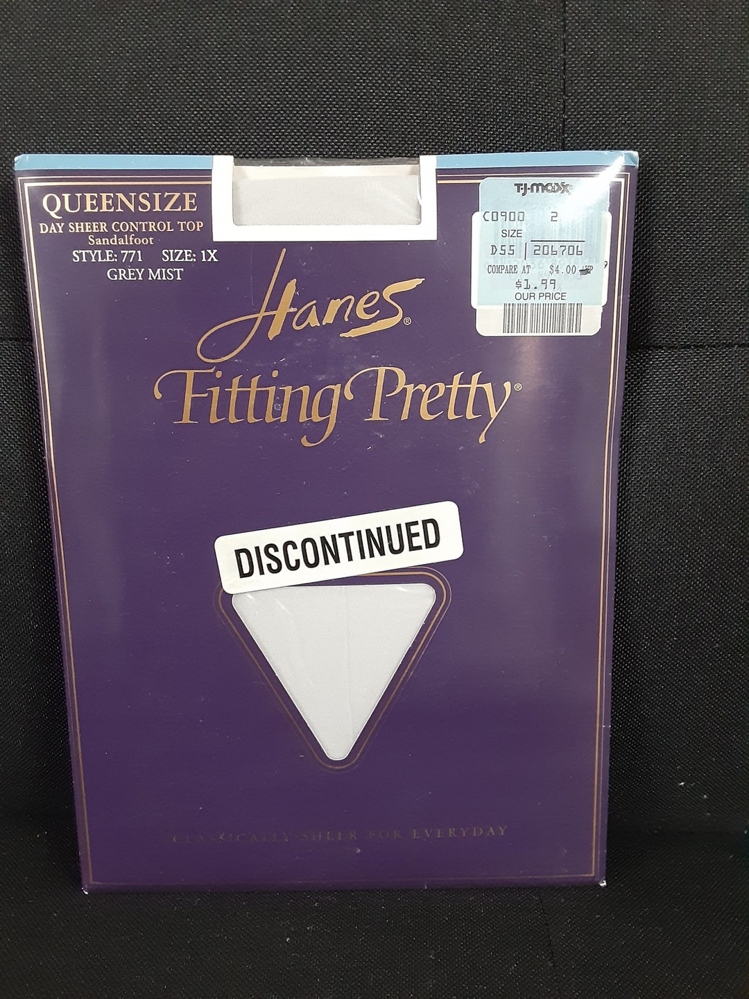 Vintage Hanes Fitting Pretty Day Sheer Queen Size Pantyhose New in ...