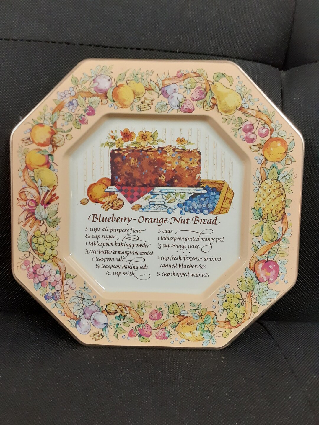 Vintage Avon Hospitality Sweets Recipe Plate New in Box Blueberry ...