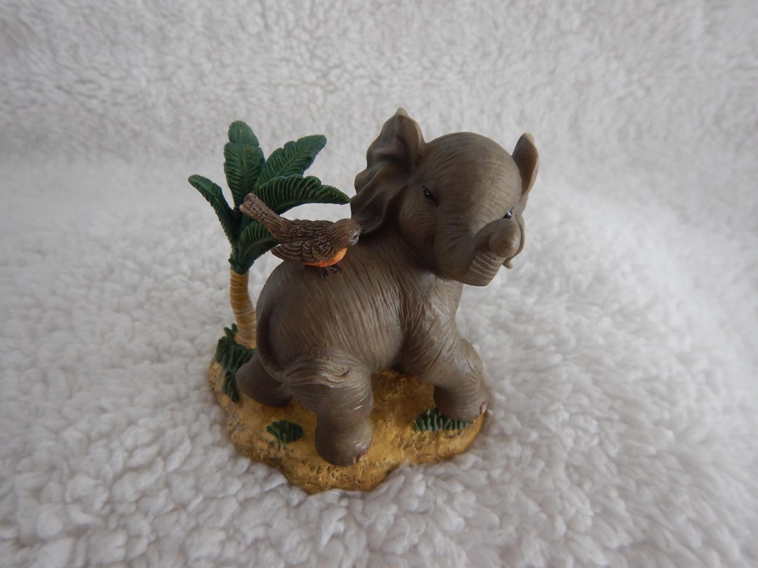 Vintage Hamilton Collection Want A Ride Elephant Figurine With COA ...