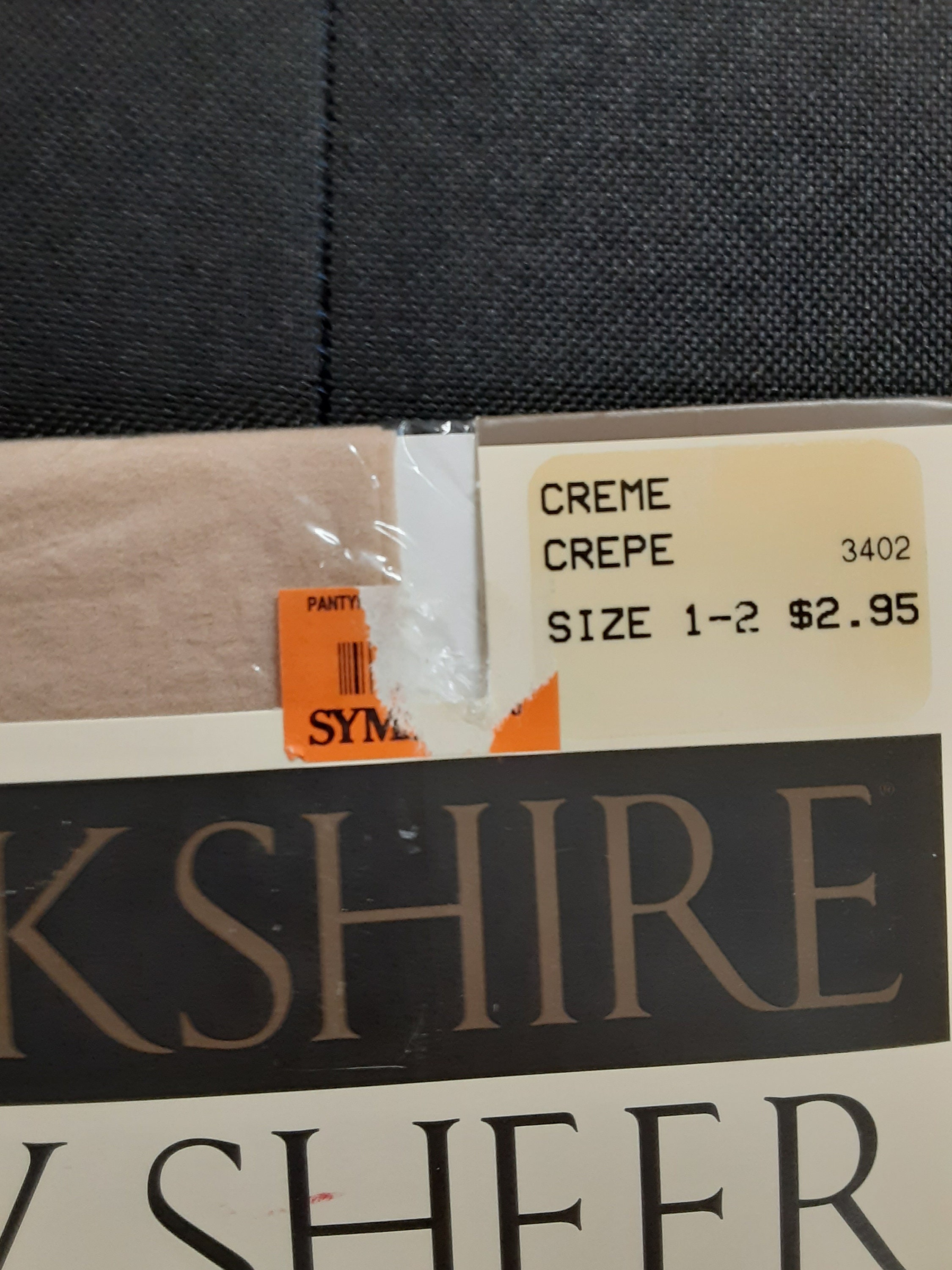 Vintage Berkshire Day Sheer Pantyhose Sheer to Waist Sandalfoot Creme ...