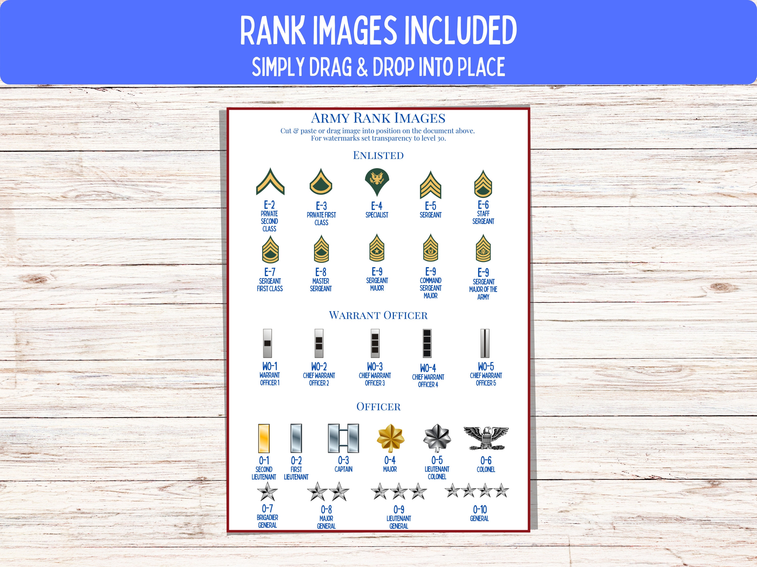 Army "flags" Announcement, Promotion, Retirement, Commission ...